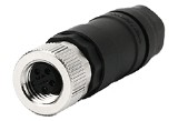 Quality IP67 M8 Connector Field-Wireable Screw Terminals Female 4P for sale