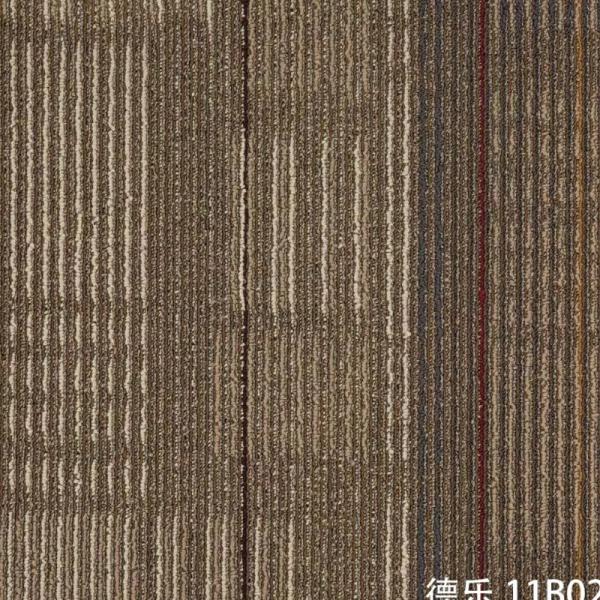 Quality 8kg/sqm Luxury Removable Carpet Tiles for Office Modular Flooring Rectangle for sale