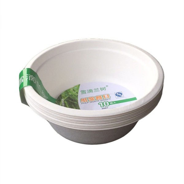 Quality Disposable Sugarcane Pulp Bowl Barbecue Household Picnic 17oz Disposable Bowl for sale