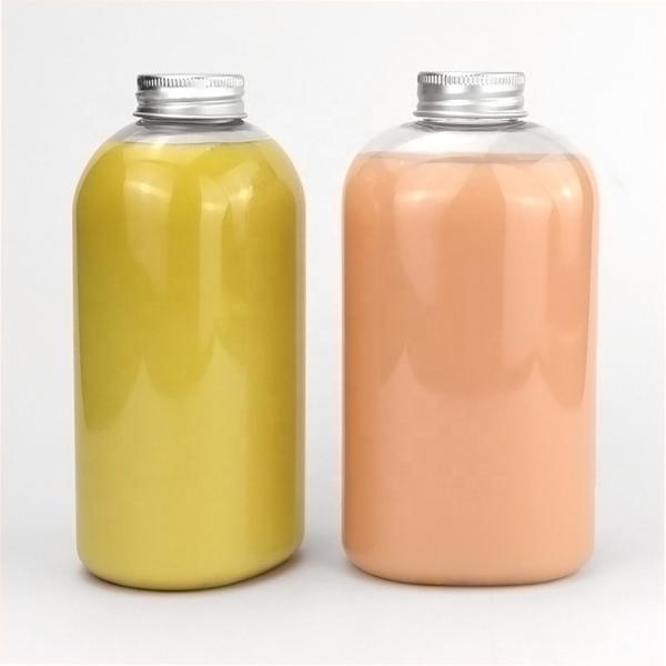 Quality Screen Printing Plastic Beverage Bottles ODM Natural Unique PET Round Bottle for sale