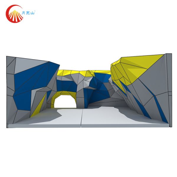 Quality Children Bouldering Rock Climbing Wall Different Slope Angles customized for sale