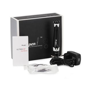 Quality Home Dr Pen A7 Microneedle Wireless Derma Pen with Surgical Steel Cartridge for sale