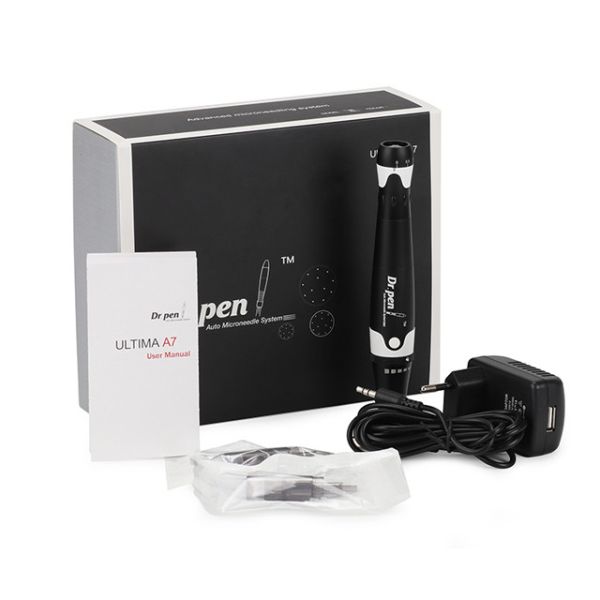Quality Home Dr Pen A7 Microneedle Wireless Derma Pen with Surgical Steel Cartridge Included for sale