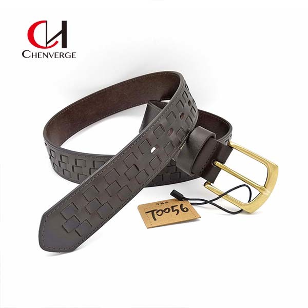 Quality Multipurpose Mens Woven Leather Belt Womens Unisex Practical Durable for sale