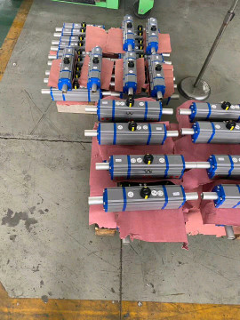 Quality 3 Position Pneumatic Rotary Actuator Rack And Pinion for sale
