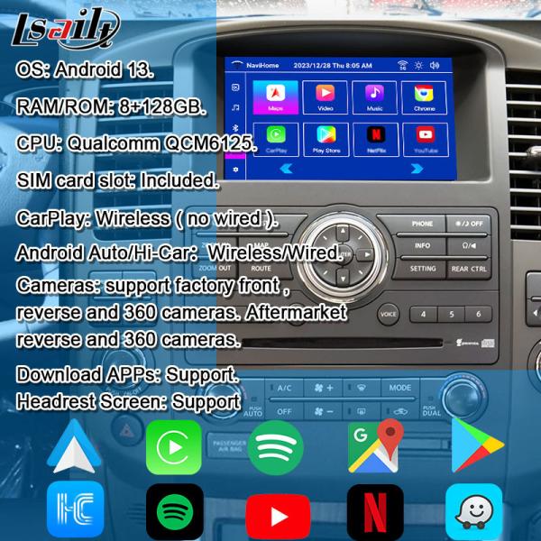 Quality Lsailt Android 13 Smart Infortainment Interface for Nissan Navara D40 , for sale