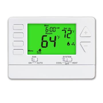 Quality Riseem Blue LCD Backlight Digital Programmable Room Thermostat For HVAC System for sale