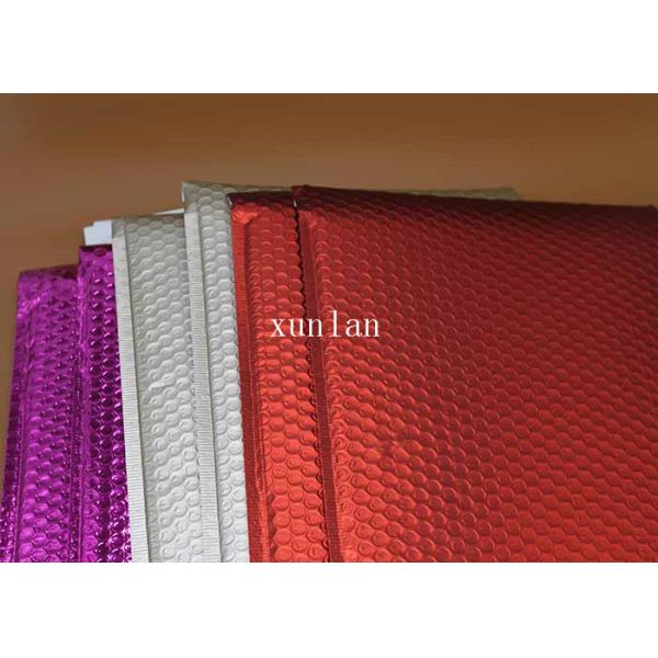 Quality Multicolor Recyclable Shipping Bubble Mailers Offset Printing For Posting Tape for sale