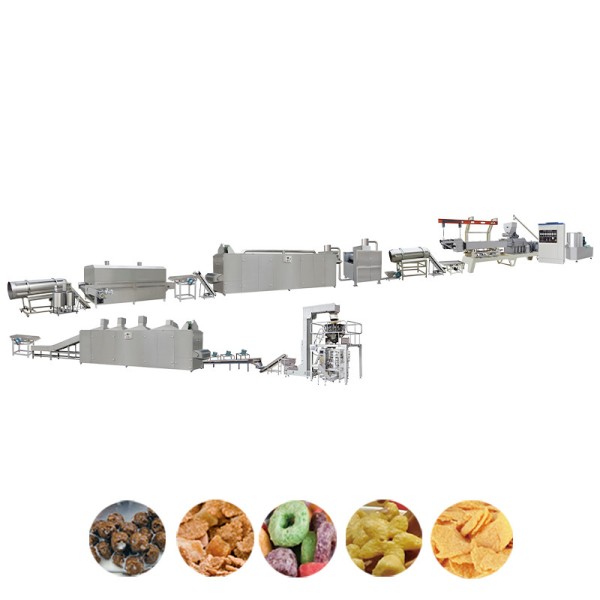 Quality Crispy Kelloggs Corn Flakes Machine Breakfast Cereal Processing Line for sale