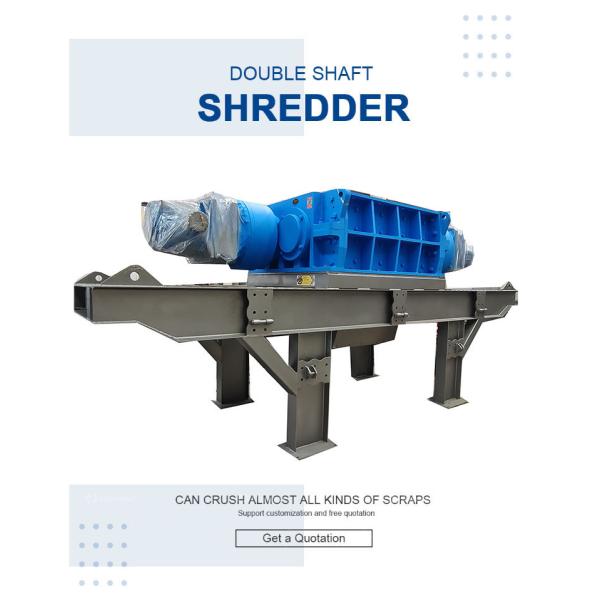 Quality Multifunctional 110kW Bicycle Car Shell Crusher Urban Solid Waste Shredder for sale