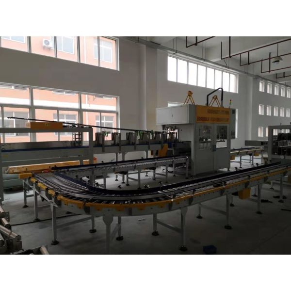 Quality Twin Chain Wheel Bottle Case Packer Machines , Fast Speed Case Erector And Packer for sale