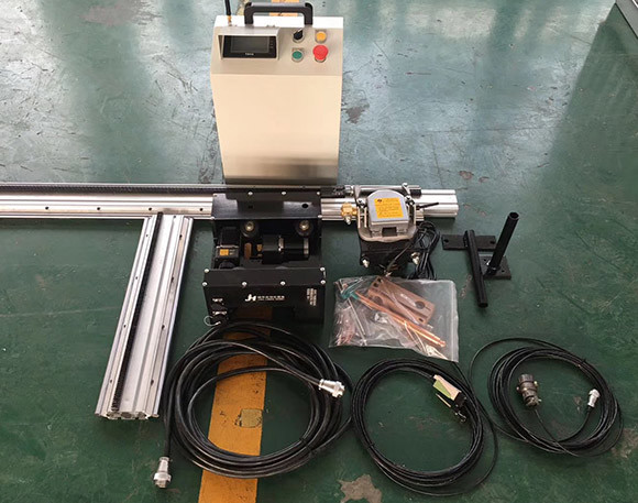 Quality Touch Screen 0.75kw 1500mm Portable Overlay Welding Machine for sale
