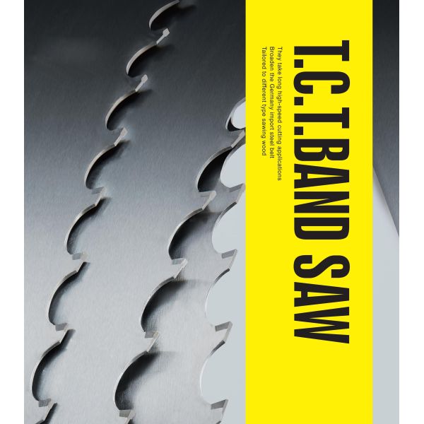 Quality Vertical/Horizontal High Frequency Welded TCT Wood Cutting Carbide Teeth Band Saw Blade for sale