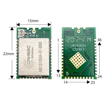 Quality AN1310UA-E Sub GHz Module 13dBm Texas Instruments CC1310 Module for sale