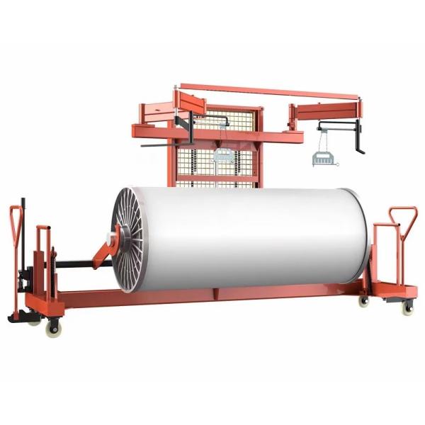 Quality High Duty Steel Hydraulic Heald Frame Warp Beam Trolley Lift for sale