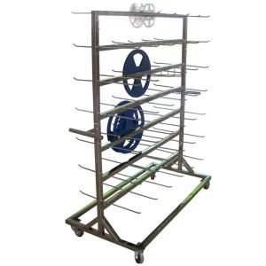 Quality SMT Component Reel Antistatic Trolley ESD PCB Magazine Rack for sale