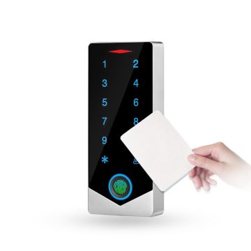 Quality Fingerprint and RFID Card Access Control Reader Support Password and BT TUYA APP for sale