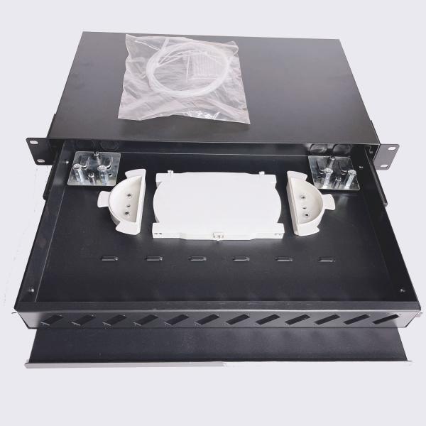 Quality 1U 12 Ports 19 Inch SC Duplex Fiber Optic Patch Panel with Customized Logo and for sale