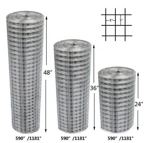 welded wire mesh rolls