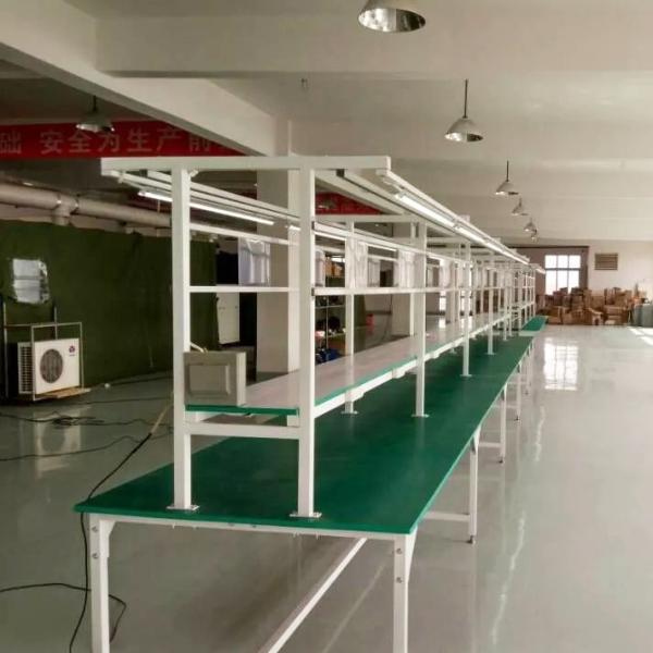 Quality ESD Workbench 240x120x185cm Anti-Static Assembly Line with 40W LED for sale