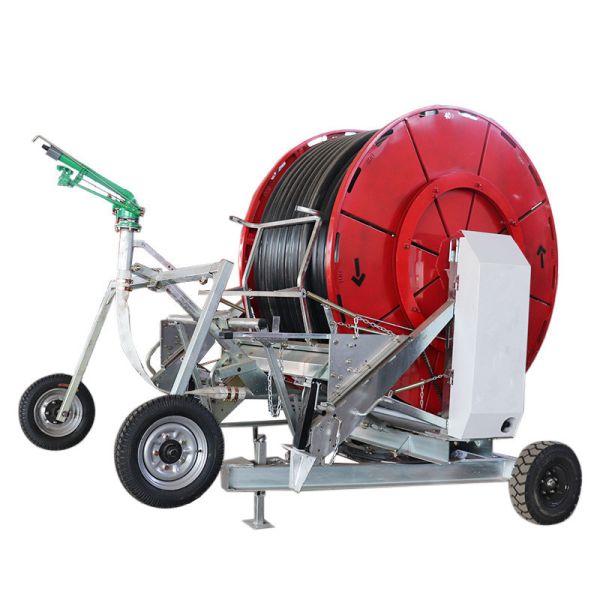 Quality Remote Monitoring Mobile Irrigation Machine for Sprinkler Hose Reel and Travelling Irrigator for sale