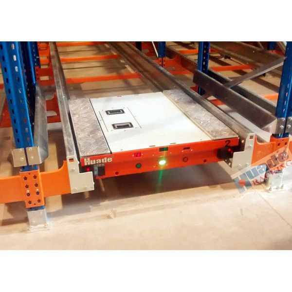 Quality Channel Type Radio Shuttle Racking , High Density Warehouse Pallet Racking for sale