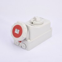 Quality 380V 4P IP67 Waterproof Interlocked Switch Socket IEC Standard for sale