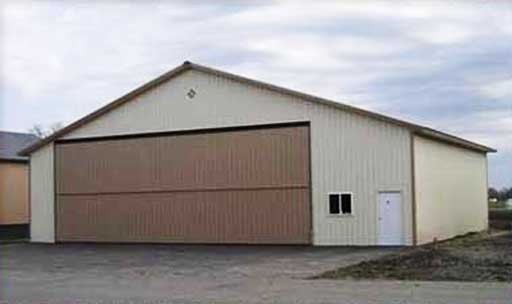Quality PEB Steel Aircraft Hangars With 26Ga Color Steel Corrugated Panels for sale