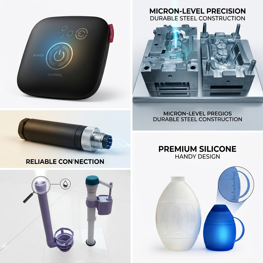 Quality Precision Plastic Injection Molding Transparent PC Medical Components KLM Base for sale