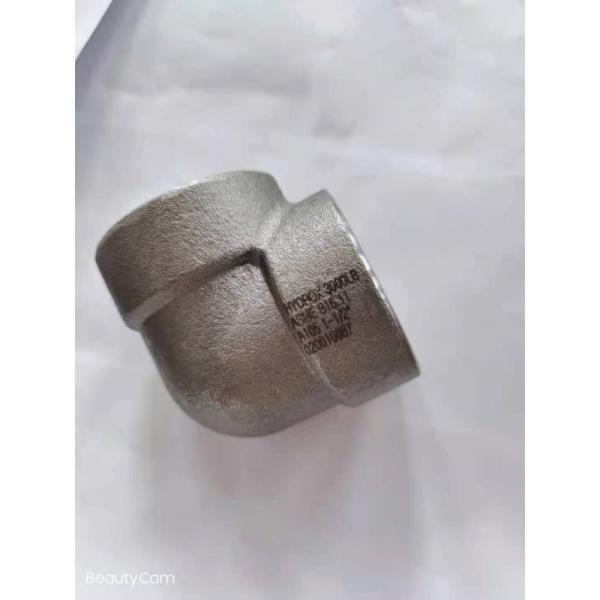 Quality Class 3000LB Steel Pipe Fitting SW Equal 90 Degree Elbow ASME B16.11 for sale
