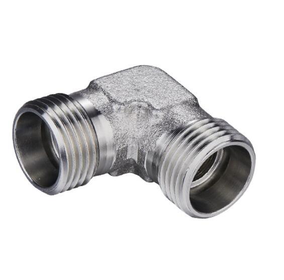 OEM 1c9 1d9 Thread Bend 90 Degree Elbow Hydraulic Pipe Adapter Low/High Pressure Bite Type Tube Fittings Connectors Carbon/Stainless