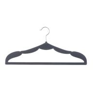 Quality Raised Shoulders 44.5cm Velvet Space Saving Hangers for sale