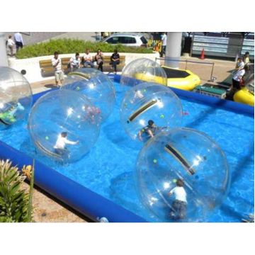 Quality Adults Floating Inflatable Water Pool / Boat Swimming Pool For Amusement Park for sale