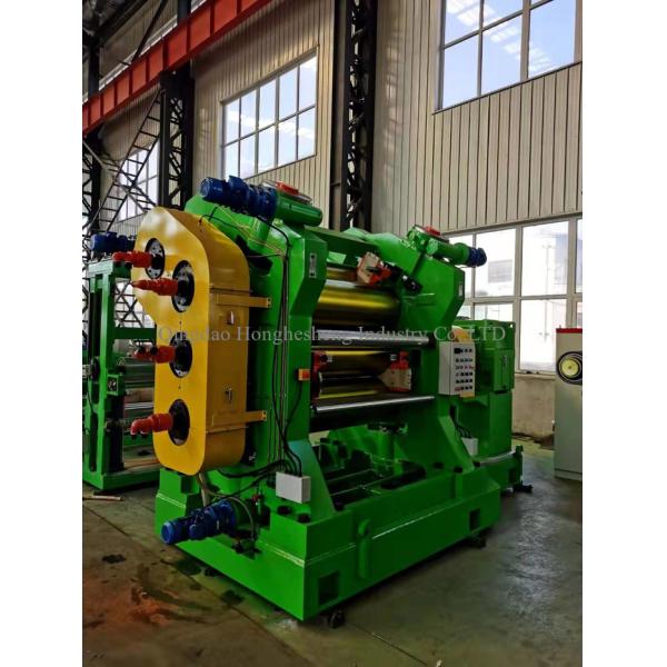 Quality 4 Roll Rubber Calender Machine 450x1400 For Tire Industry for sale