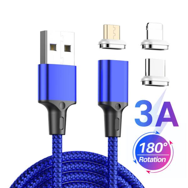 Quality Square 180 Rotation OEM Magnetic USB Charging Cable Data Sync for sale