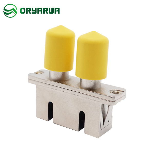 Quality Metal SC To ST Duplex Fiber Optic Hybrid Adapter Singlemode for sale