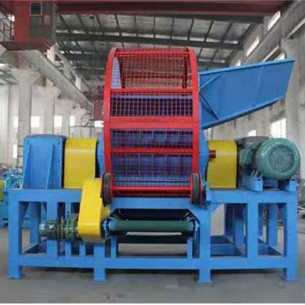 Quality 42CrMo Material Automatic Tire Recycling Rubber Granule Tire Shredder Machine for sale