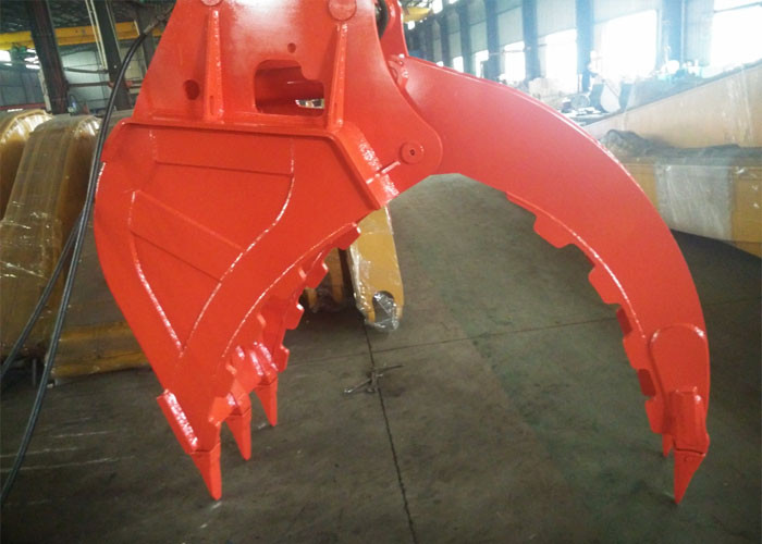 Quality Excavator Grapple Hydraulic Bucket Thumb Grapple With Grating Bucket for sale