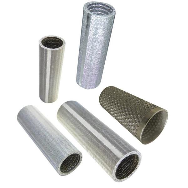 Quality Stainless Steel 304 Sintered Mesh Filter Element Micron Grade Sintered Tube for sale