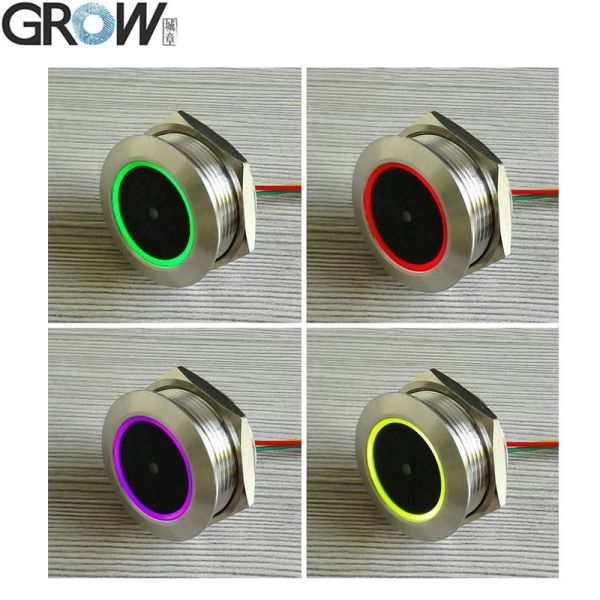 Quality GROW GM60 Stainless Steel LED Control Ring Indicator Light UART Interface 1D/2D for sale