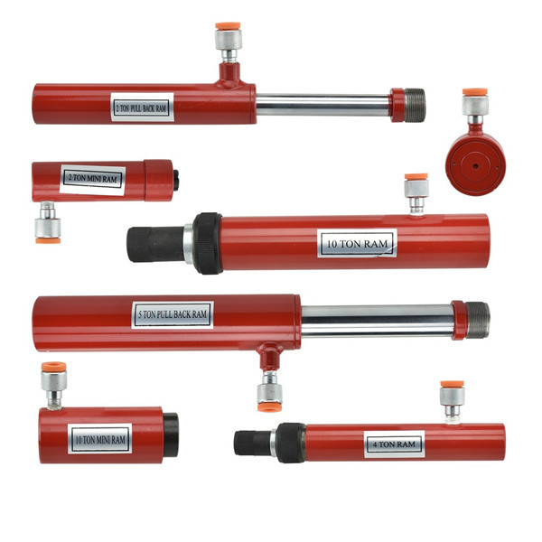 Quality Workshop 7pcs Push Pull Ram Kit 10T Hydraulic Lifting Jack for sale