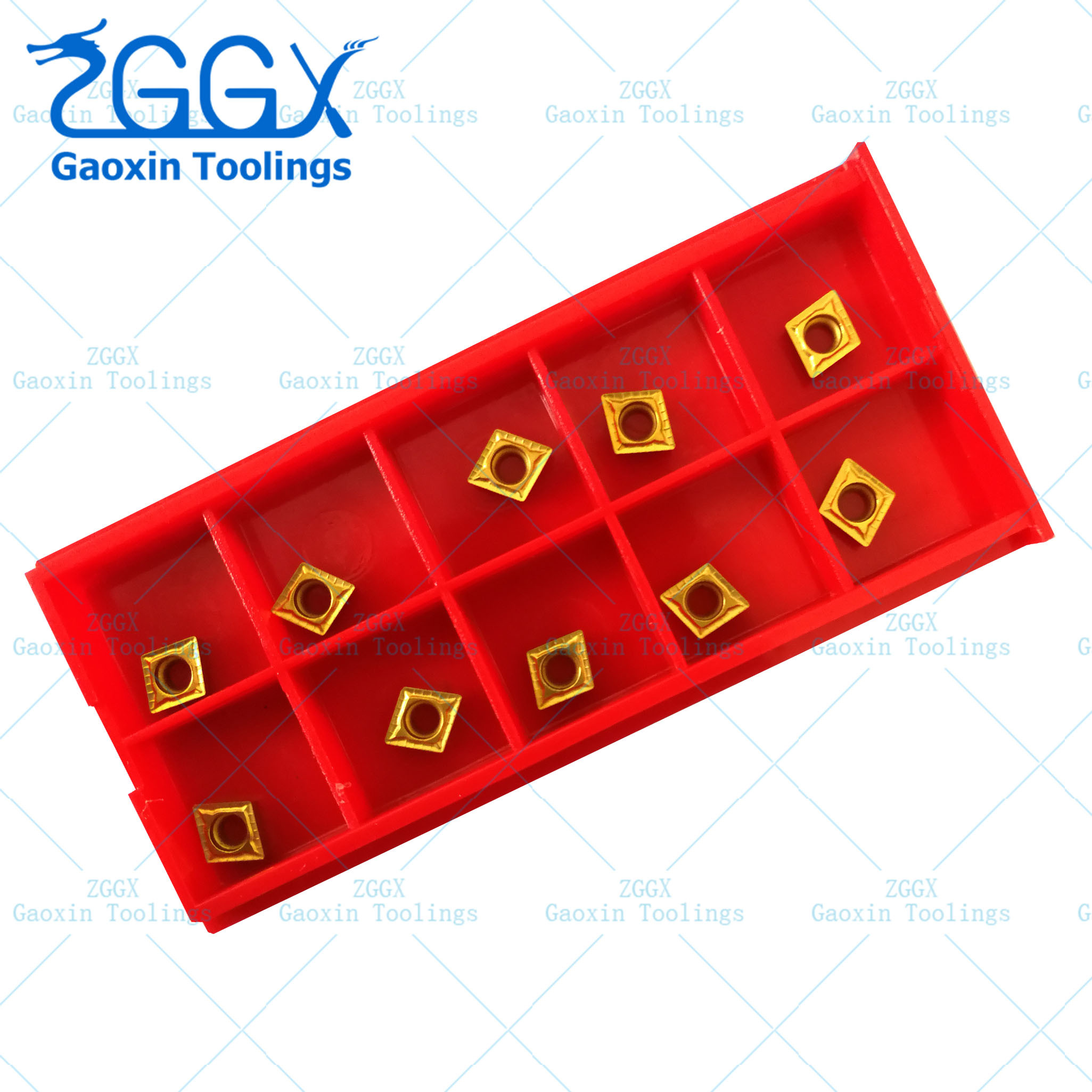 Quality Square Carbide Boring Inserts CVD Coating Inner Hole CCMT060204-GM for sale