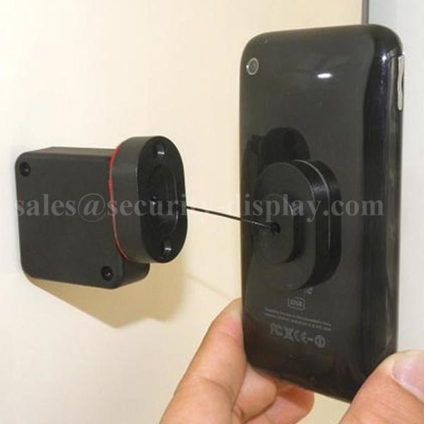 Quality Anti Theft 3M Adhesive 90cm Retractable Cable Holder For Shaver Display for sale