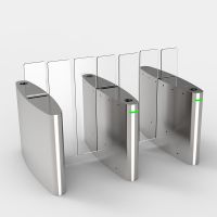 Quality CNC Laser Cutting Ticket Reader Sliding Gate Turnstile 0.2 Seconds for sale