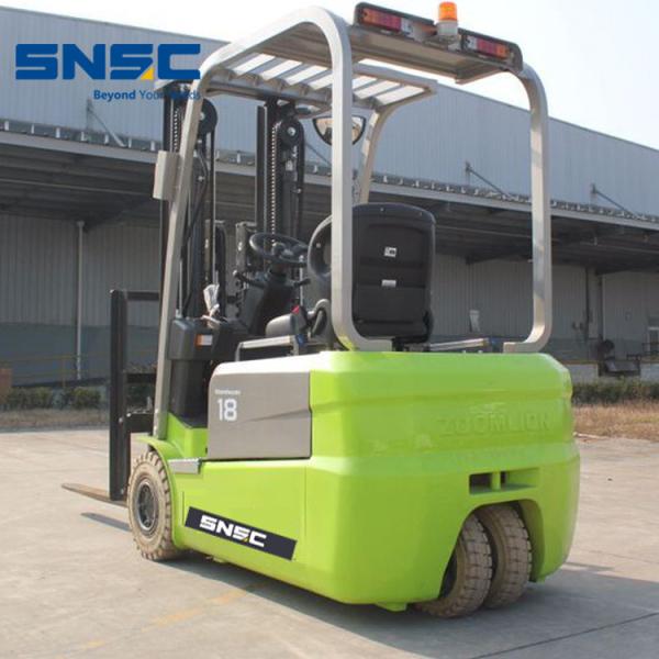 Quality 3 Wheel Electric Forklift 1.6T 1.8T 2T Three Wheel Forklift Full AC Motor for sale