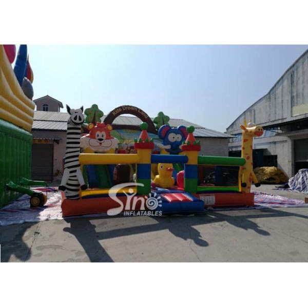 Quality Outdoor Commercial Kids Funny Inflatable Amusement Park In  Playground for sale