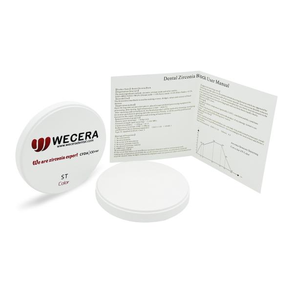 Quality FDA OM1 98*18mm Dental Pre Shaded Zirconia Blocks 1100Mpa 43% High Translucent for sale