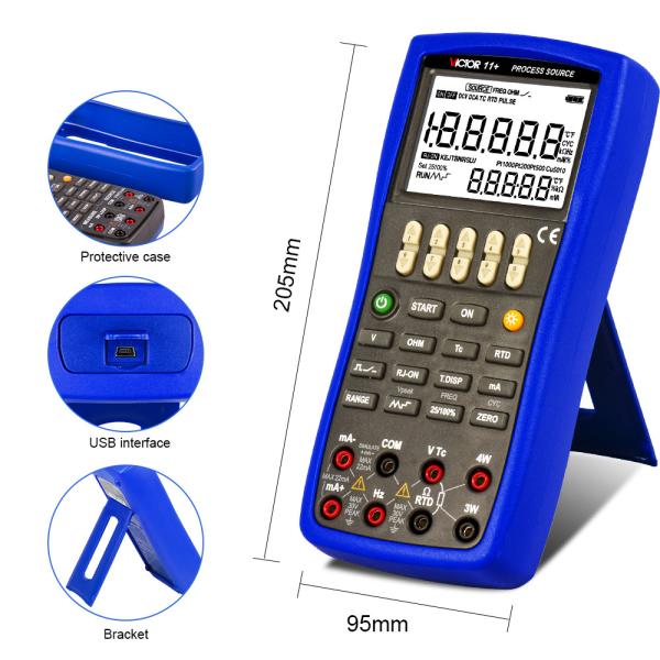 Quality VICTOR 11+ Process Signal Source handheld calibrator process calibrator for sale
