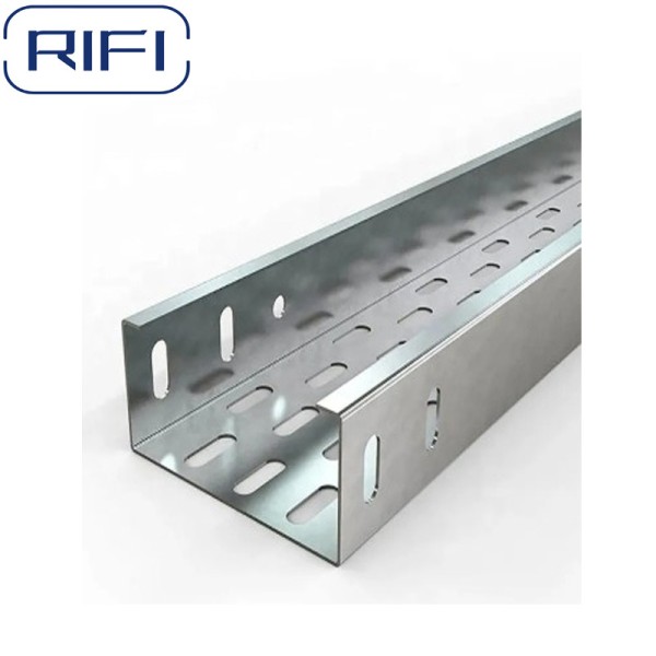 Quality Hot-dip Galvanizing Electrical Cable Tray Height 50-200mm Fire Resistance for sale