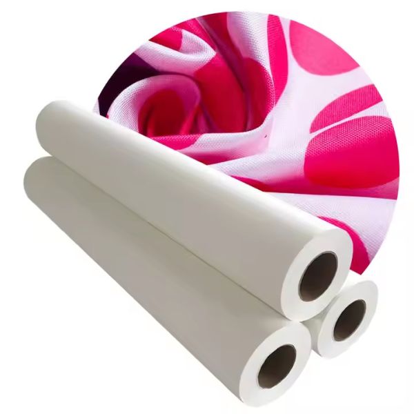 Quality A4 Size Sublimation Paper For Garment White 100gsm Transfer Paper In Roll For Sublimation Printing for sale